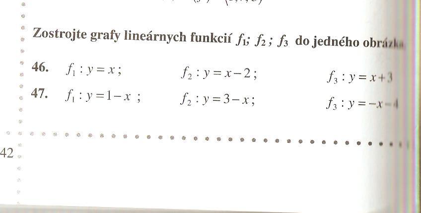 lineárne funkcie, rovnice, sústavy :: myshcaa